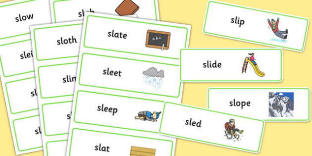 Phonics SL Word Cards - Literacy Resources