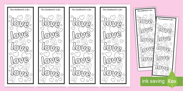 Love Bookmarks (teacher made)