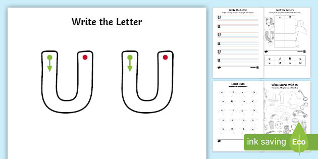Letter N Worksheet and Activity Pack