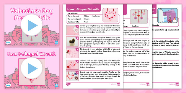 FREE! - Valentine Crafts for the Classroom Pack - Primary Resource