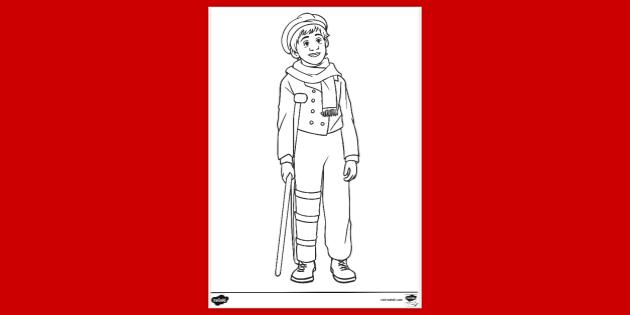 FREE! - Tiny Tim Colouring Sheet | Primary Resources