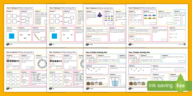 Year 2 Maths Activity Pack (teacher made)