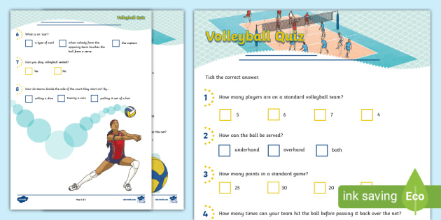 Volleyball Resources | twinkl.co.uk