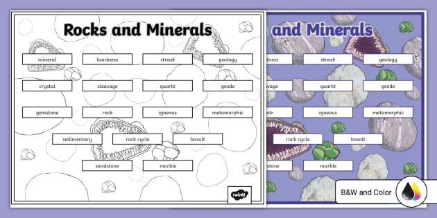 Rocks And Minerals Grade 4 Science