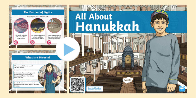 KS2 All About Hanukkah PowerPoint (teacher made)