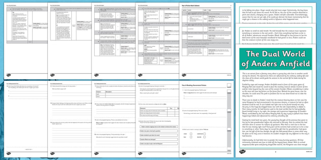 Year 6 Term 1 Fiction Reading Assessment (teacher made)