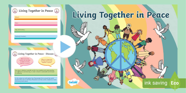 FREE! - Peace Day Editable PowerPoint | Primary Resources | Twinkl