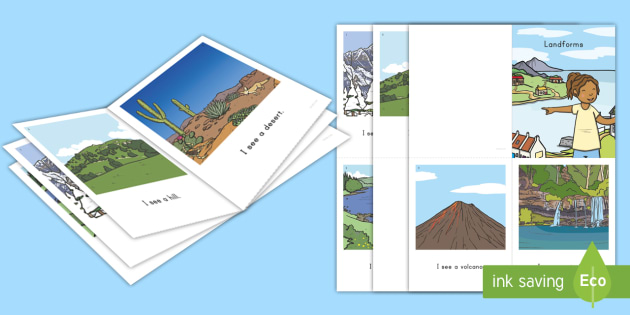 Landforms Early Emergent Reader - Social Studies, Natural World, Early