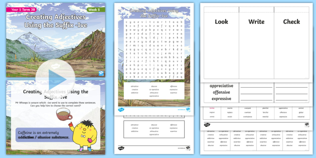 Year 5 Term 3B Week 5 Spelling Pack (teacher made)