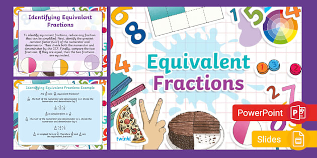 4th Grade Equivalent Fractions • Twinkl.com