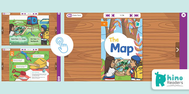Level 2c Reading Scheme Book: The Map (teacher made)
