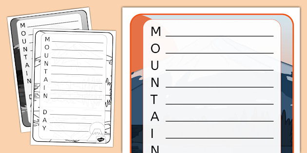 Language Acrostic Poem Template • Twinkl.com.au
