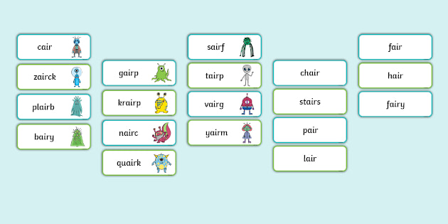 Alien Words Phonics • Twinkl.com.au