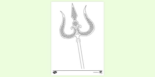 FREE! - Trishul Colouring | Colouring Sheets (teacher made)
