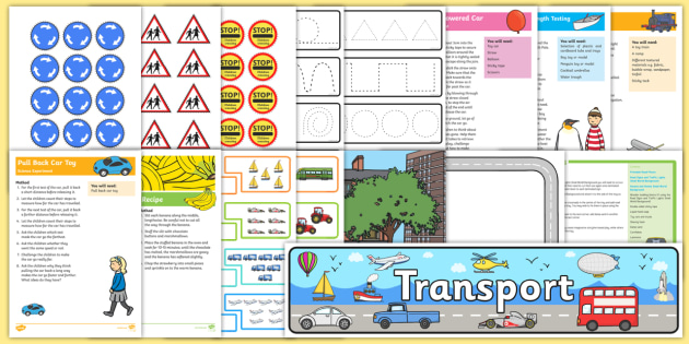 Childminder Travel and Transport EYFS Resource Pack