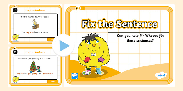 Writing Sentence Structures | twinkl.com.au