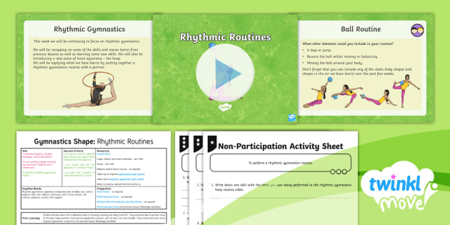 PE Gymnastics Routine Lesson - Twinkl Move - KS2