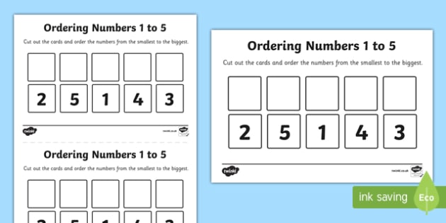 Order Numbers Activity 1st Grade Activities On Comparing And Ordering Numbers The Dice Game 