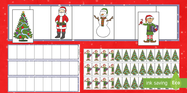 Christmas Pattern Board (teacher made)