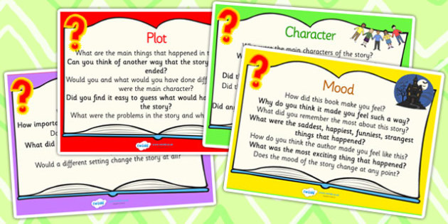 Reading Response Question Prompt Cards - reading, response, reading ...