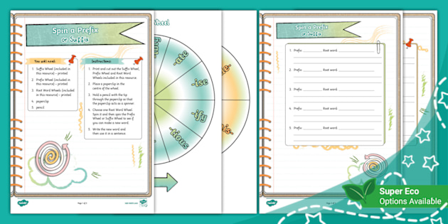 Year 5 Prefixes and Suffixes Parent Guide and Activity Ideas - Twinkl ...