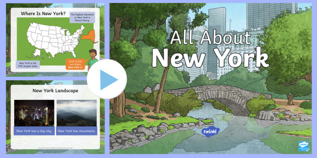 All About New York PowerPoint (teacher made)