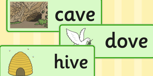 Final 'V' Sound Word Cards