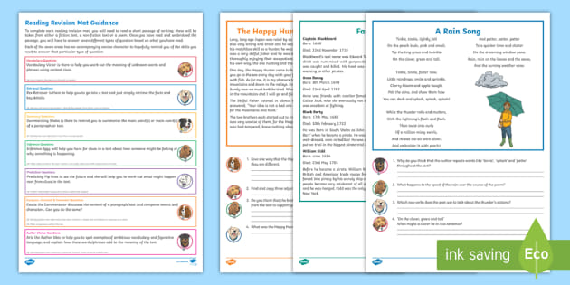 Year 3 Reading Revision Activity Mat Pack 3 (teacher made)