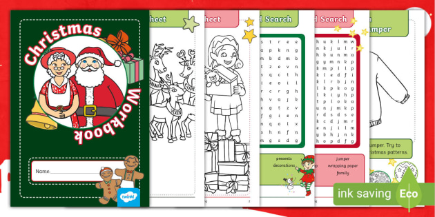 CfE First Level Christmas Workbook | Primary Resources