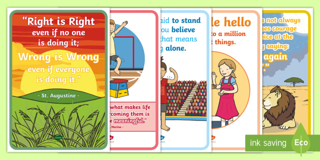 Whole School We Are Unique Motivational Display Posters