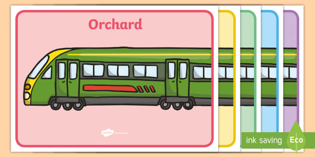MRT Station Large Group and Table Signs (teacher made)