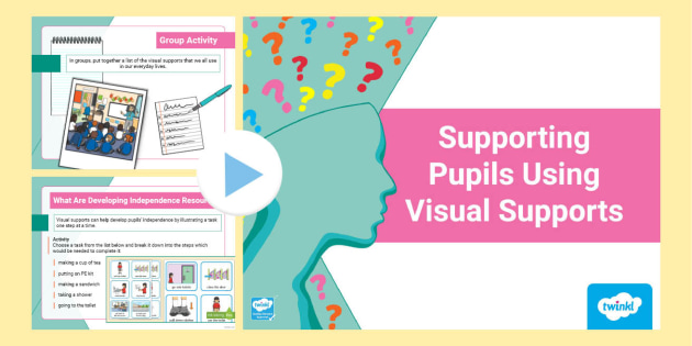 Supporting Pupils Using Visual Supports (teacher made)