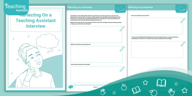 Reflecting On a Teaching Assistant Interview (Teacher-Made)