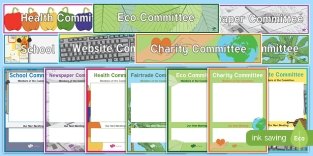 CfE School Committee Display Pack (teacher made)