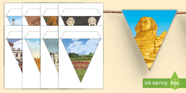 FREE! - Ancient Civilizations Bunting | Display Bunting | Twinkl