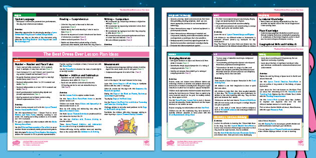The Best Dress Ever: KS1 Space Lesson Plan Ideas