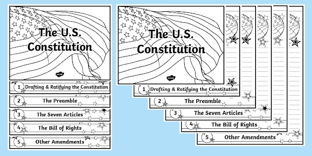 Printable Constitution Worksheets