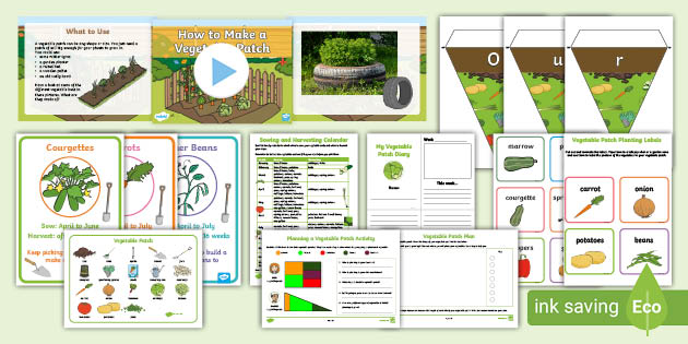 How to Create a Vegetable Patch Resource Pack - KS1