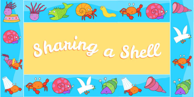 FREE! - Display Borders to Support Teaching on Sharing a Shell