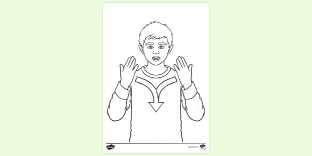 FREE! - BSL Tonight Colouring Sheet | Colouring Sheets