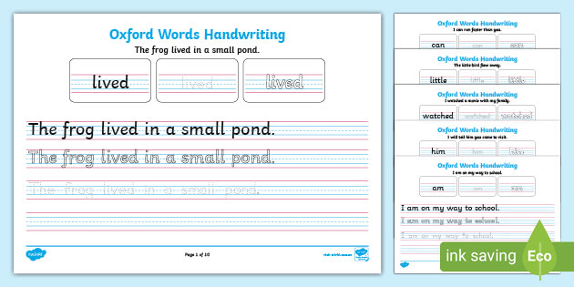 High Frequency Words 71-80 (teacher made)