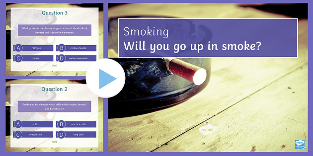 Smoking Quiz PowerPoint (teacher made)