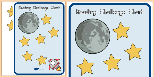 Reading Challenge Chart Space (teacher made)
