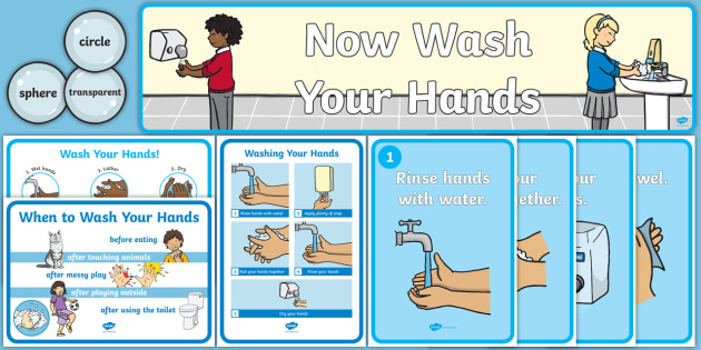 Handwashing Display Pack - Early Years Personal Care, Early Years Hygiene