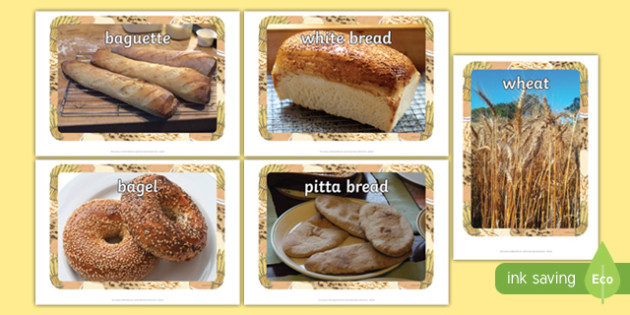 Bread and Wheat Display Photos (teacher made)