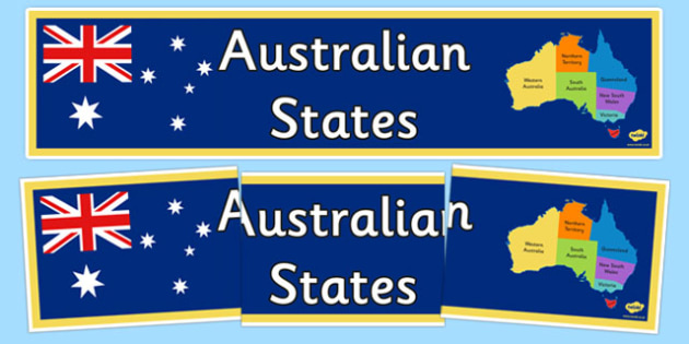 Australian States Display Banner