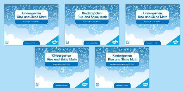 Kindergarten Rise and Shine Math: Measurement and Data PowerPoint Pack