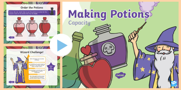 FREE! - Capacity PowerPoint - Halloween - EYFS Potion-Making