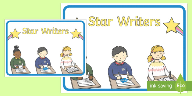 👉 Star Writers Display Poster A4 Display Poster - Star Writers Display ...