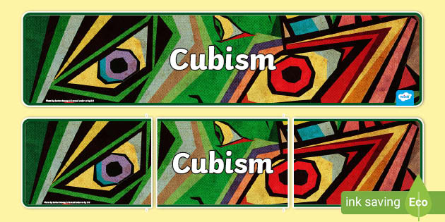 Cubism Display Banner (teacher made)